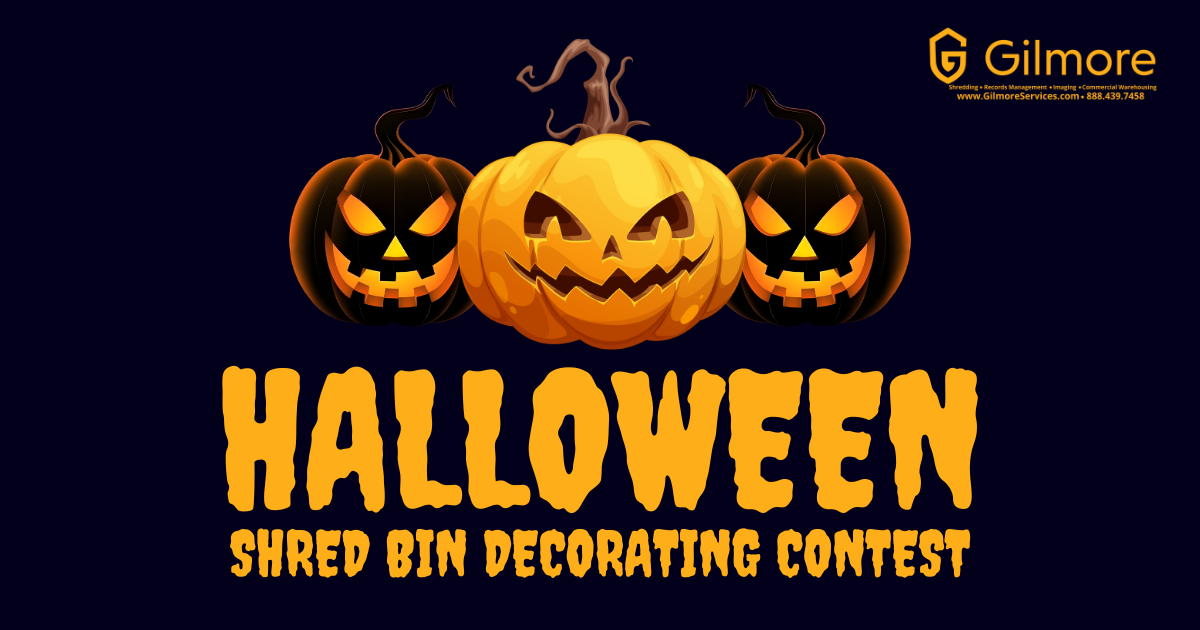 Halloween Shred Bin Decorating Contest 2024 | Gilmore Services
